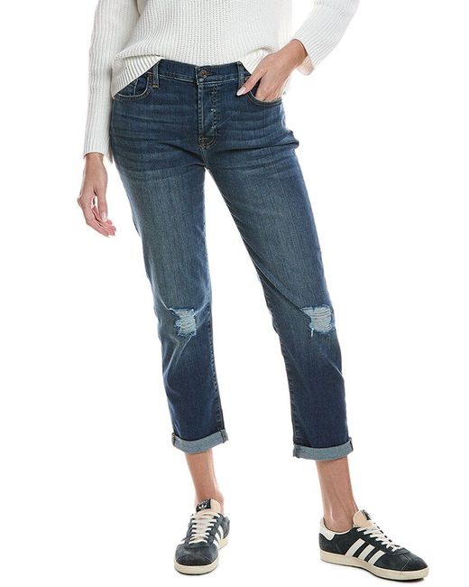 7 For All Mankind Kimmie Virginia Bootcut Jean in Blue | Lyst UK