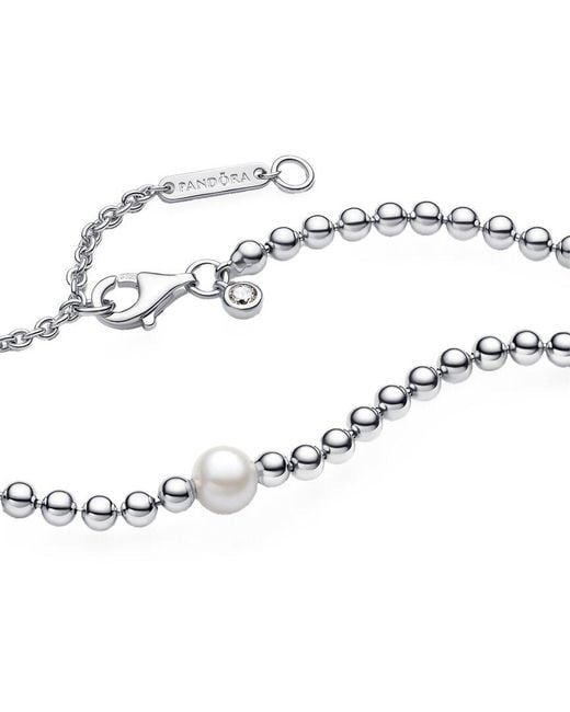 PANDORA Timeless Necklace in Metallic | Lyst UK