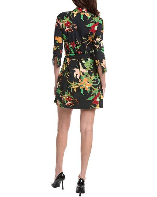 FLORA BEA NYC Milo Wrap Dress in Blue | Lyst UK