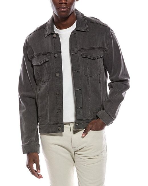 Jason Wu Denim Trucker Jacket in Black for Men | Lyst