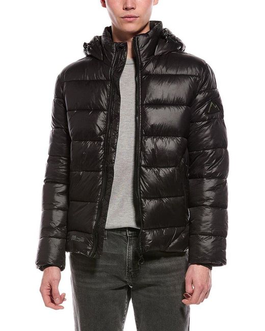 Point Zero Midweight Puffer Coat in Black for Men | Lyst