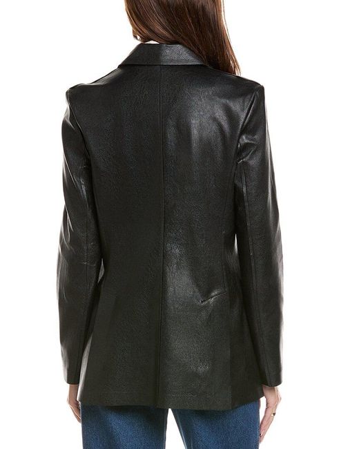 Commando Double-Breasted Jacket in Black | Lyst UK