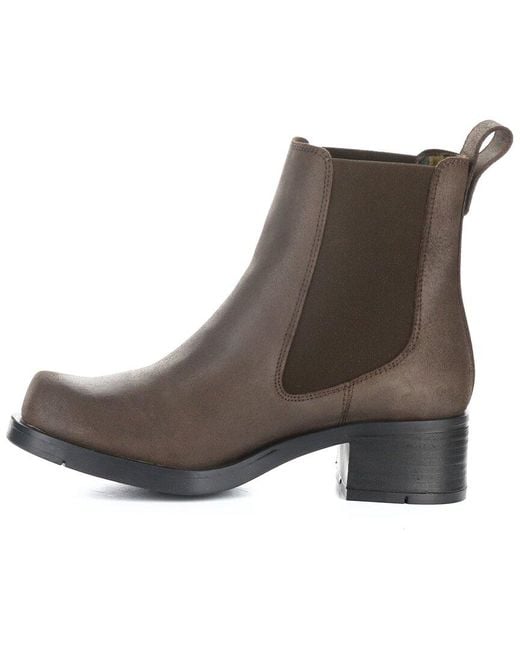 Fly London Rana Leather Boot in Brown | Lyst UK