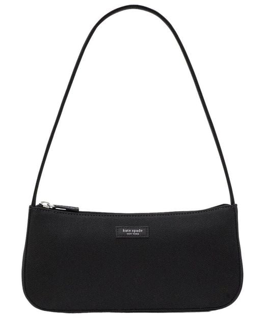 Kate Spade Sam Icon Ksnyl Nylon Shoulder Bag in Black | Lyst