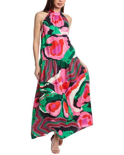 FLORA BEA NYC Eleana Maxi Dress in White | Lyst