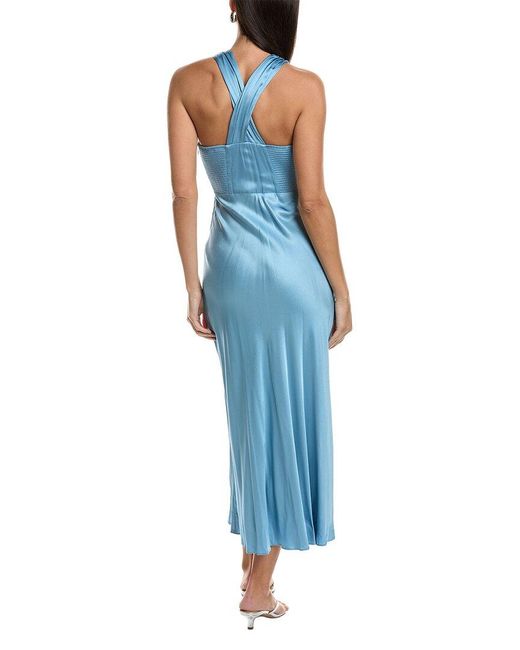 A.L.C. Ivy Midi Dress in Blue | Lyst UK