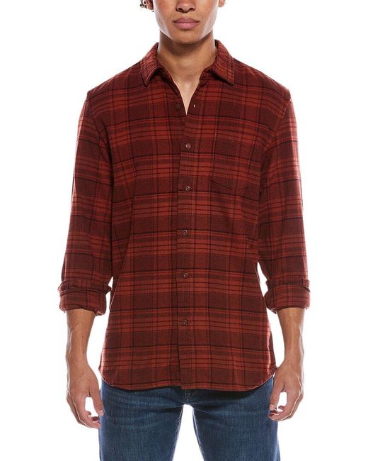 Grayers Hamden Retro Flannel in Red for Men | Lyst UK