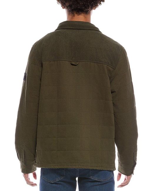 HUNTER Quilted Shacket in Green for Men | Lyst UK