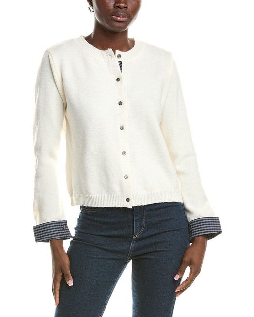 ANNA KAY Pia Cardigan in White | Lyst UK