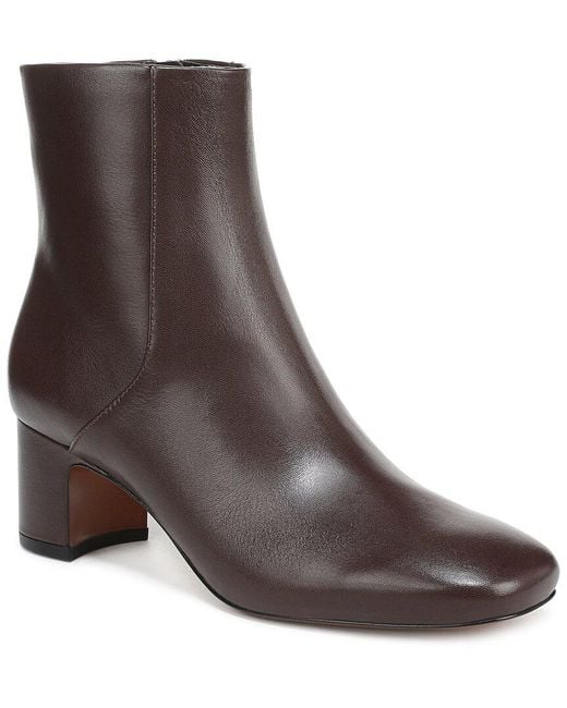 Vince Kellan Leather Boot in Brown | Lyst UK