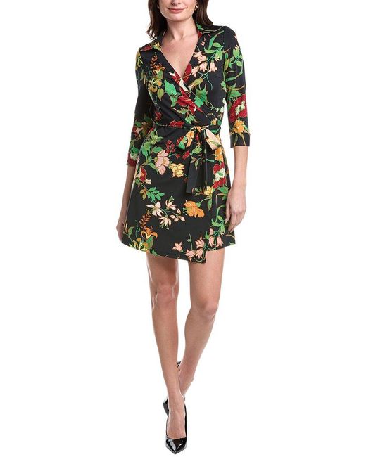 FLORA BEA NYC Milo Wrap Dress in Blue | Lyst UK