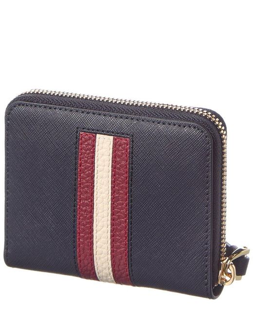 Bally Saira Leather Coin Purse in Purple | Lyst UK