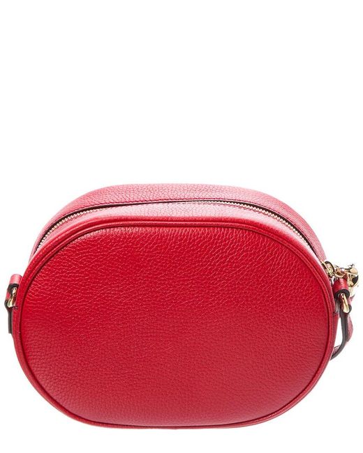 Gucci Blondie Mini Leather Camera Bag in Red | Lyst