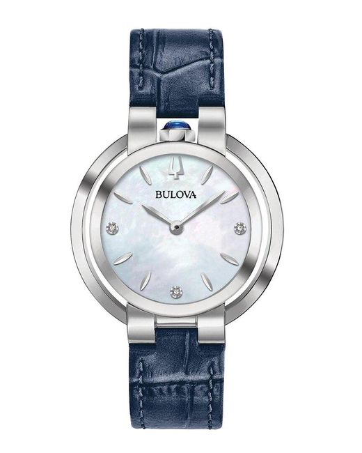 Bulova Watch in Blue | Lyst