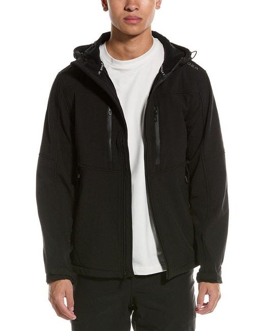 Spyder Softshell Jacket in Black for Men | Lyst