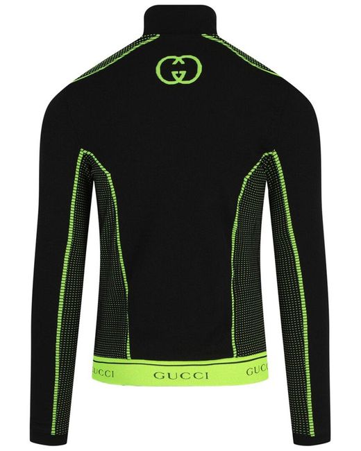 Gucci Logo Track Jacket in Black for Men | Lyst