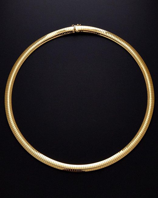 Italian Gold 14K Snake Chain Necklace in Blue | Lyst UK