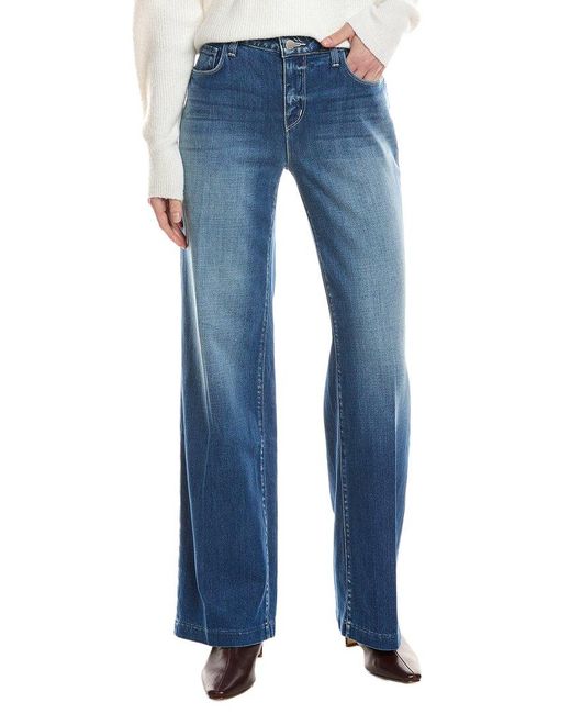 L'Agence Joanne Low-Rise Wide Leg Jean in Blue | Lyst UK