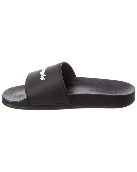 Palm Angels New Logo Pool Slide in Black | Lyst UK