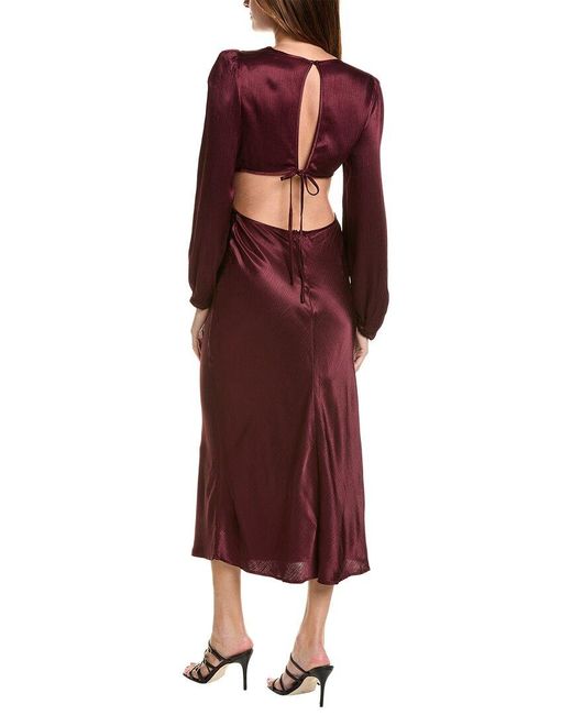 Astr Samara Maxi Dress in Red | Lyst