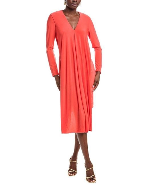 Rene Ruiz Wrap Detail Dress in Red | Lyst UK