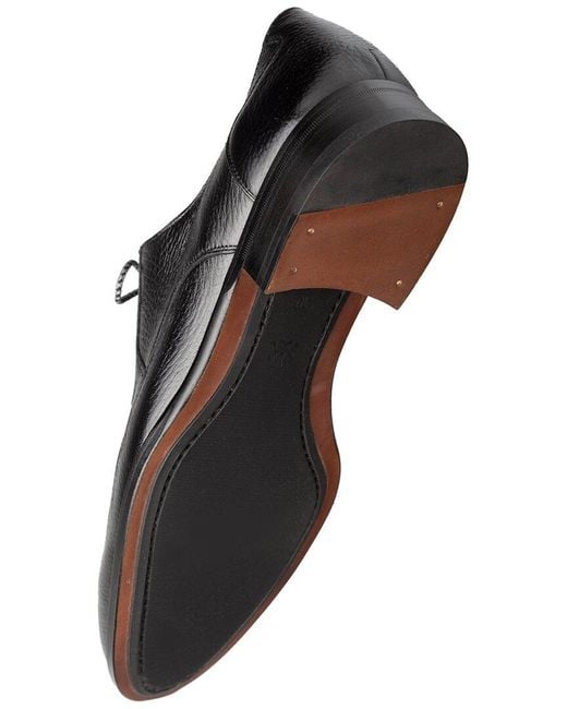 Mezlan Fratello Split-Toe Leather Shoe in Black for Men | Lyst UK