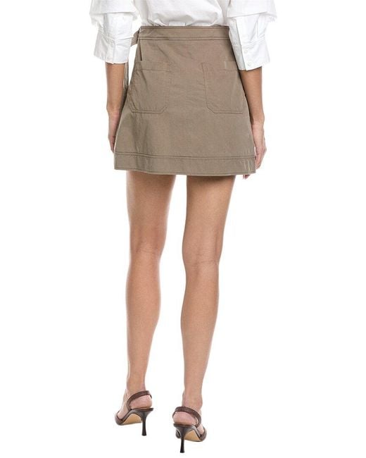 Jonathan Simkhai Fraser Mini Shirtdress in Green | Lyst UK