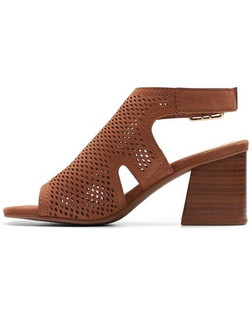 Clarks Siara65 Flow Leather Sandal in Brown | Lyst
