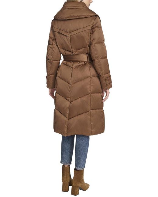 Andrew Marc Palmer Trench Coat in Brown | Lyst UK