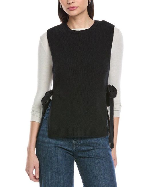 Valentino Wool Shell in Black | Lyst