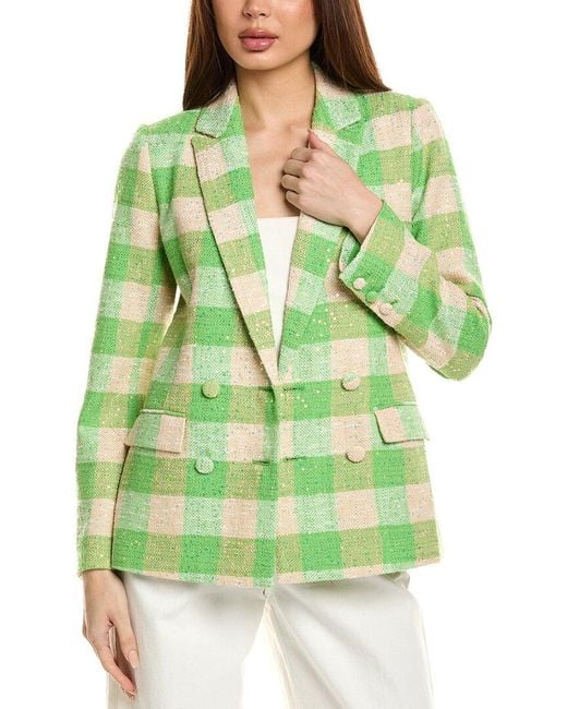 FLORA BEA NYC Violeta Coat in Green | Lyst