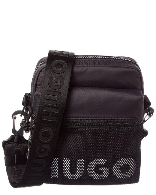 BOSS Hans Ns Zip Reporter Bag in Black for Men | Lyst