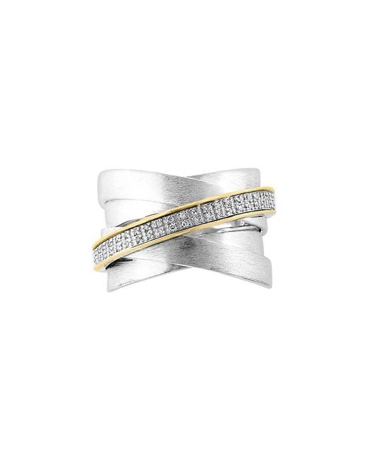 Effy Fine Jewelry 0.14 Ct. Tw. Diamond Ring in White | Lyst UK