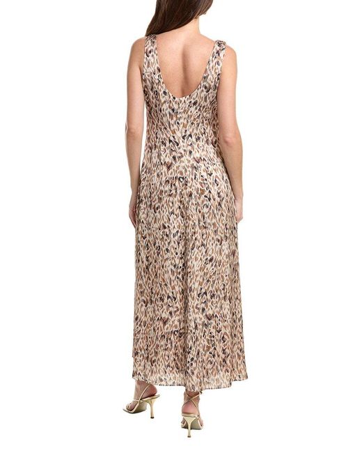 Laundry by Shelli Segal Cowl Neck Gown in Brown | Lyst UK
