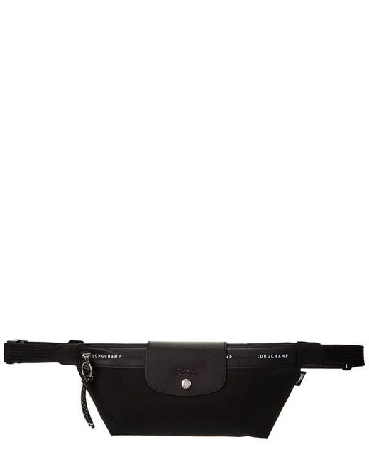 Longchamp Le Pliage Energy Medium Canvas Belt Bag in Black | Lyst