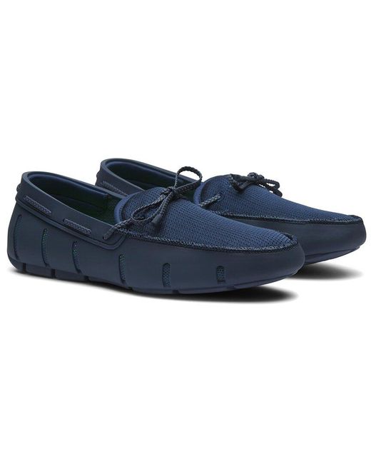 Swims Braided Lace Loafer in Blue for Men | Lyst
