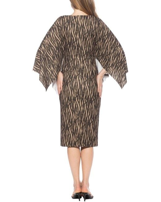 Alexia Admor Billie Sheath Dress in Brown | Lyst UK