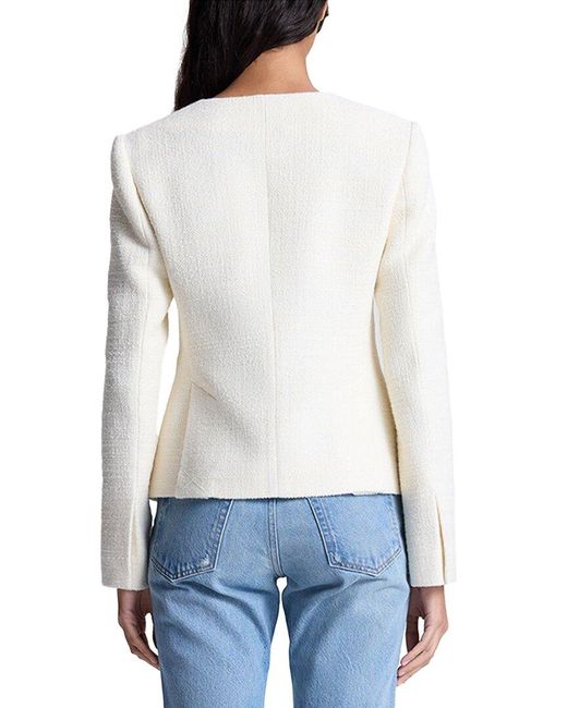 A.L.C. Irene Wool-Blend Jacket in White | Lyst