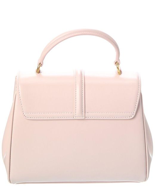 Celine 16 Mini Leather Satchel in Pink | Lyst UK
