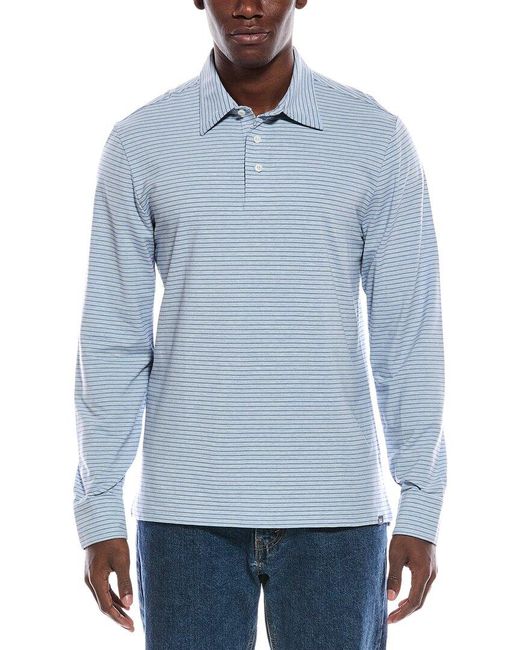 Faherty Movement Polo Shirt in Blue for Men | Lyst UK