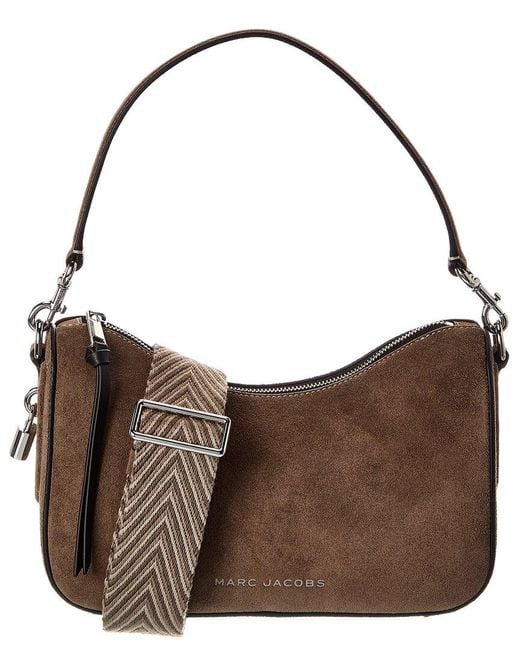 Marc Jacobs Suede Drifter Convertible Suede Shoulder Bag in Brown | Lyst