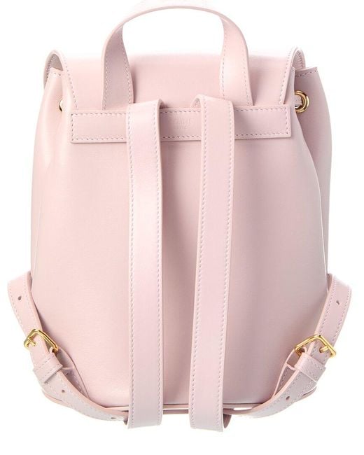 Celine Bonnie Leather Backpack in Pink | Lyst UK