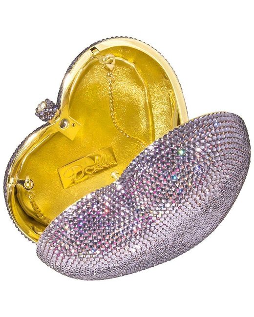 Aquaswiss Heart Clutch in Purple | Lyst UK