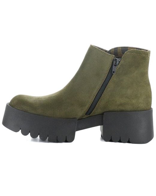 Fly London Endo Suede Boot in Green | Lyst UK