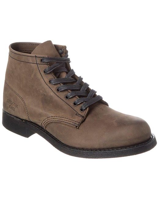 Frye Prison Leather Boot in Brown for Men | Lyst
