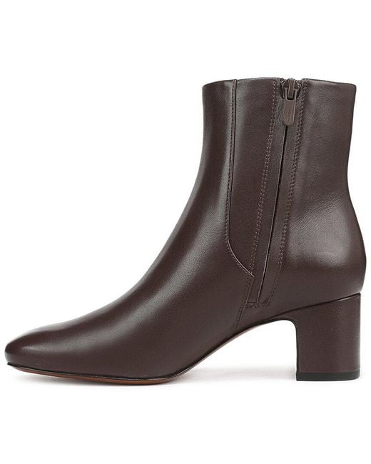 Vince Kellan Leather Boot in Brown | Lyst UK