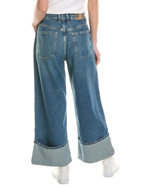 Free People Final Countdown Mid Rise in Blue | Lyst