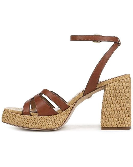 Sam Edelman Reese Leather Heel in Brown | Lyst UK
