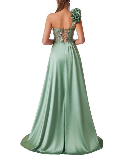Amanda Royal Maxi Dress in Green | Lyst UK