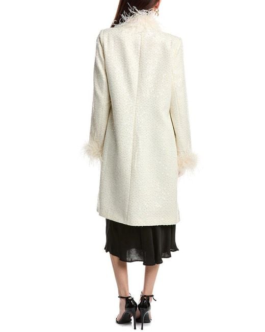 FLORA BEA NYC Sahara Coat in White | Lyst